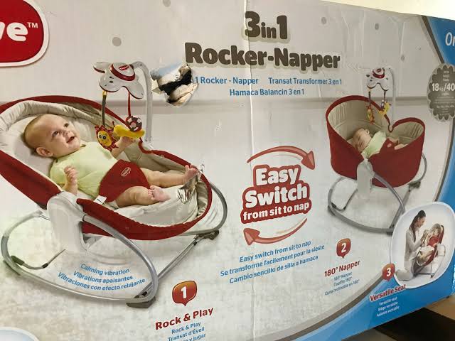 Baby napper and rocker, Babies & Kids, Baby Nursery & Kids Furniture ...