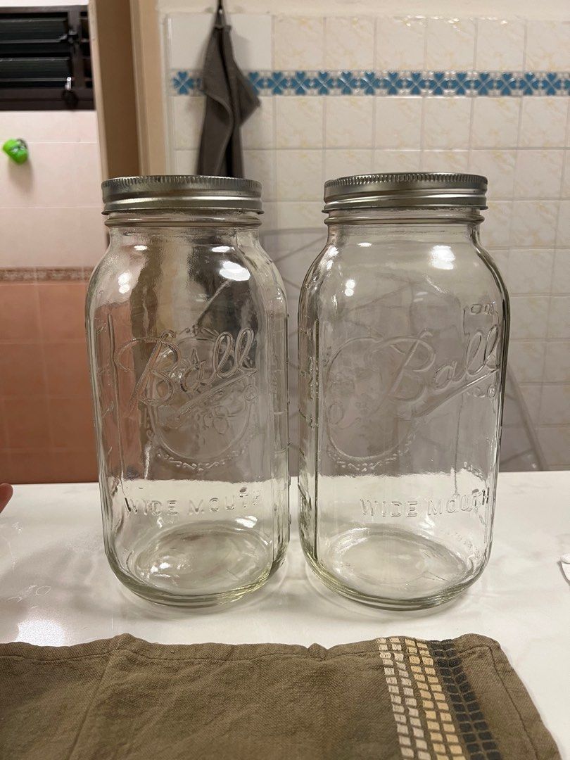 Ball Glass Jars 1.5L, Furniture & Home Living, Kitchenware & Tableware ...