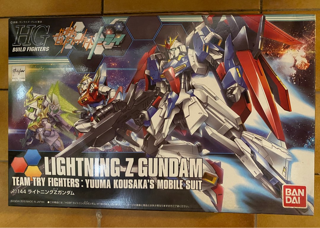 BANDAI HG LIGHTNING Z-GUNDAM, 興趣及遊戲, 玩具 & 遊戲類 - Carousell