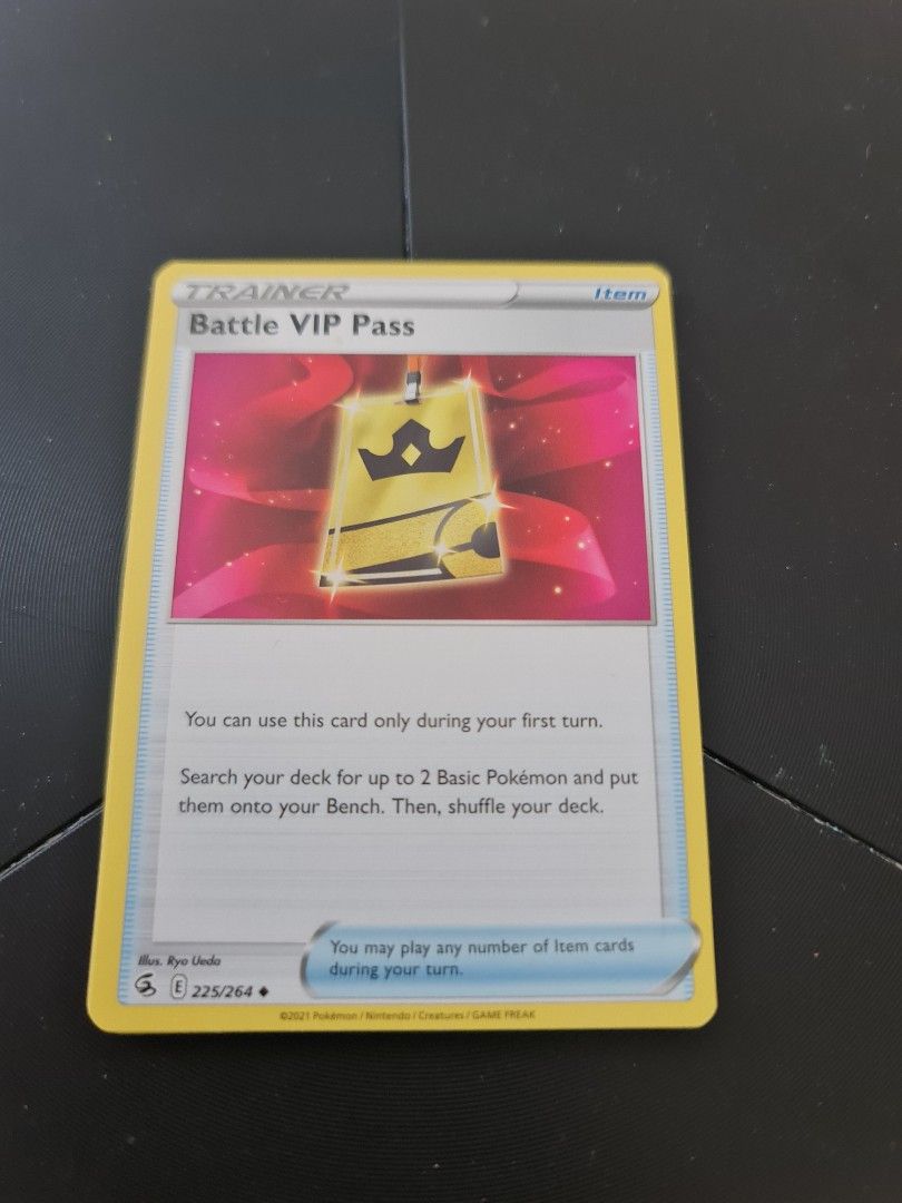 Battle VIP passes pokemon TCG, Hobbies & Toys, Toys & Games on Carousell