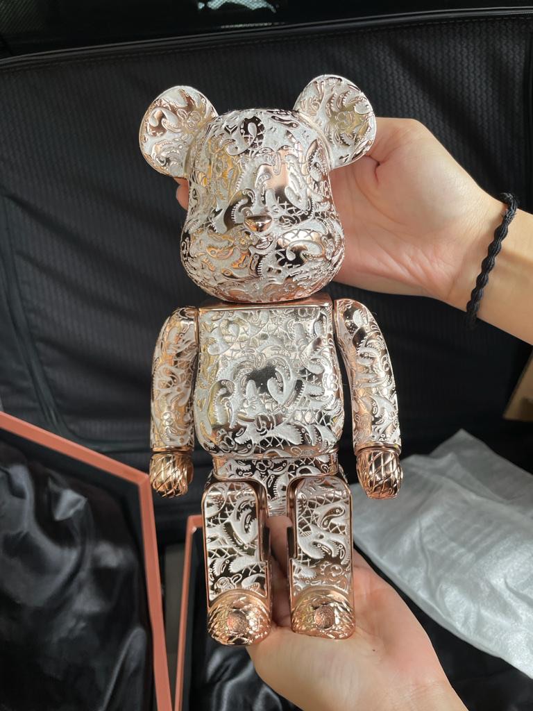 Bearbrick Royal Selangor Steven Harrington - rose gold, Hobbies & Toys ...