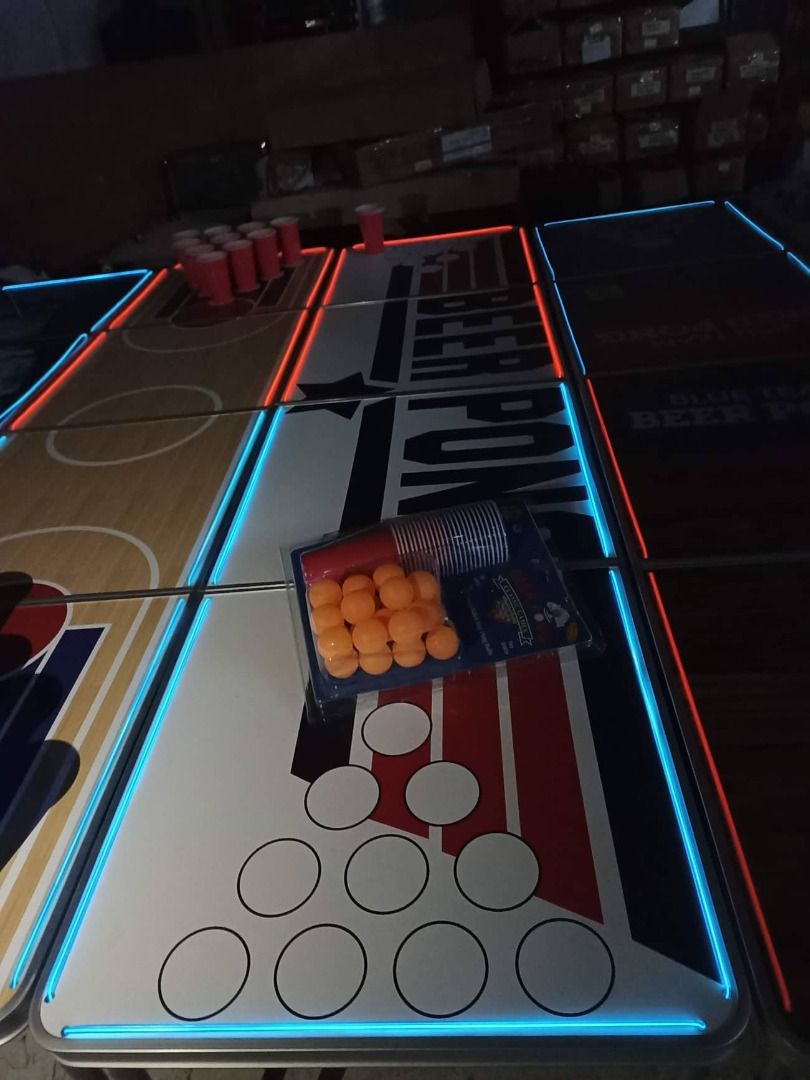 BEER PONG FOLDABLE TABLE [ WITH CUP AND PINGPONG BALLS ], Sports ...