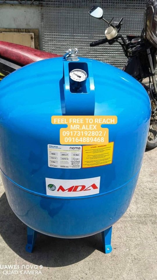 BLADDER TANK SPECS:200 LITERS, Commercial & Industrial, Industrial ...