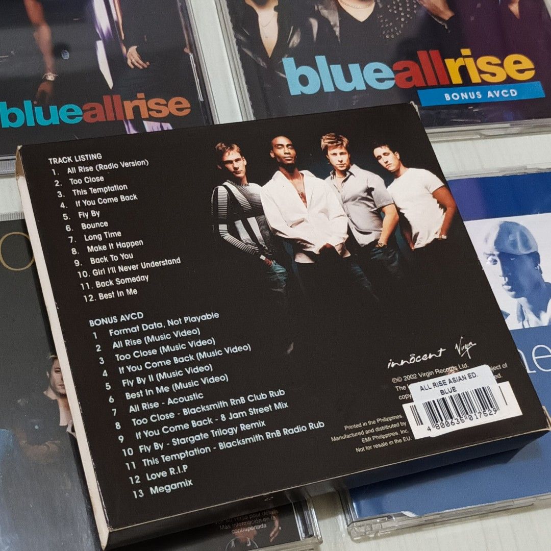 BLUE BOY BAND BUNDLE: ALL RISE, ONE LOVE, GUILTY CD + AVCD SPECIAL ...