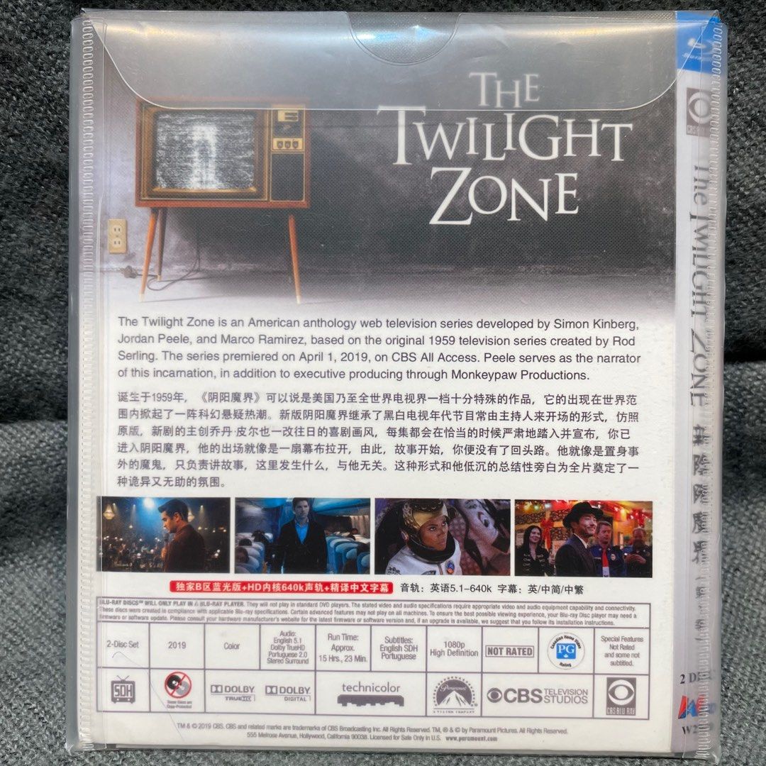 Blu-ray. English drama. Patrick Melrose. The Undoing. The Twilight Zone 2019 S1. Bluray ...