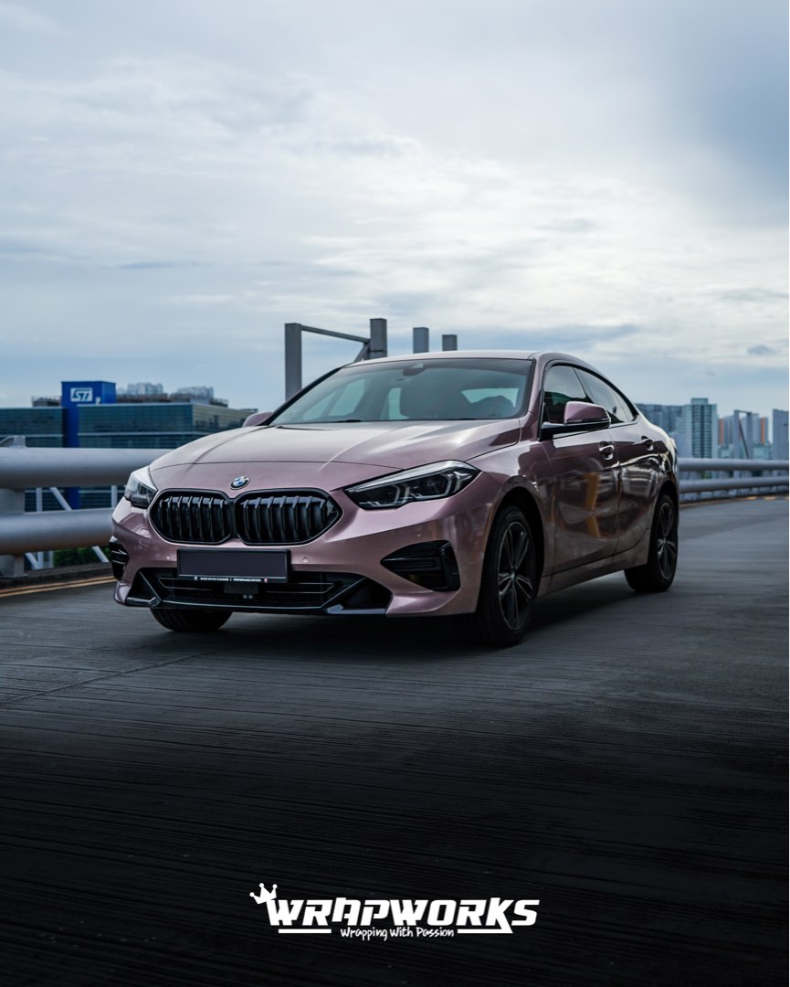 Bmw 2 Series - Frozen Berry Metallic Full Wrap / Vinyl Wrap, Car ...
