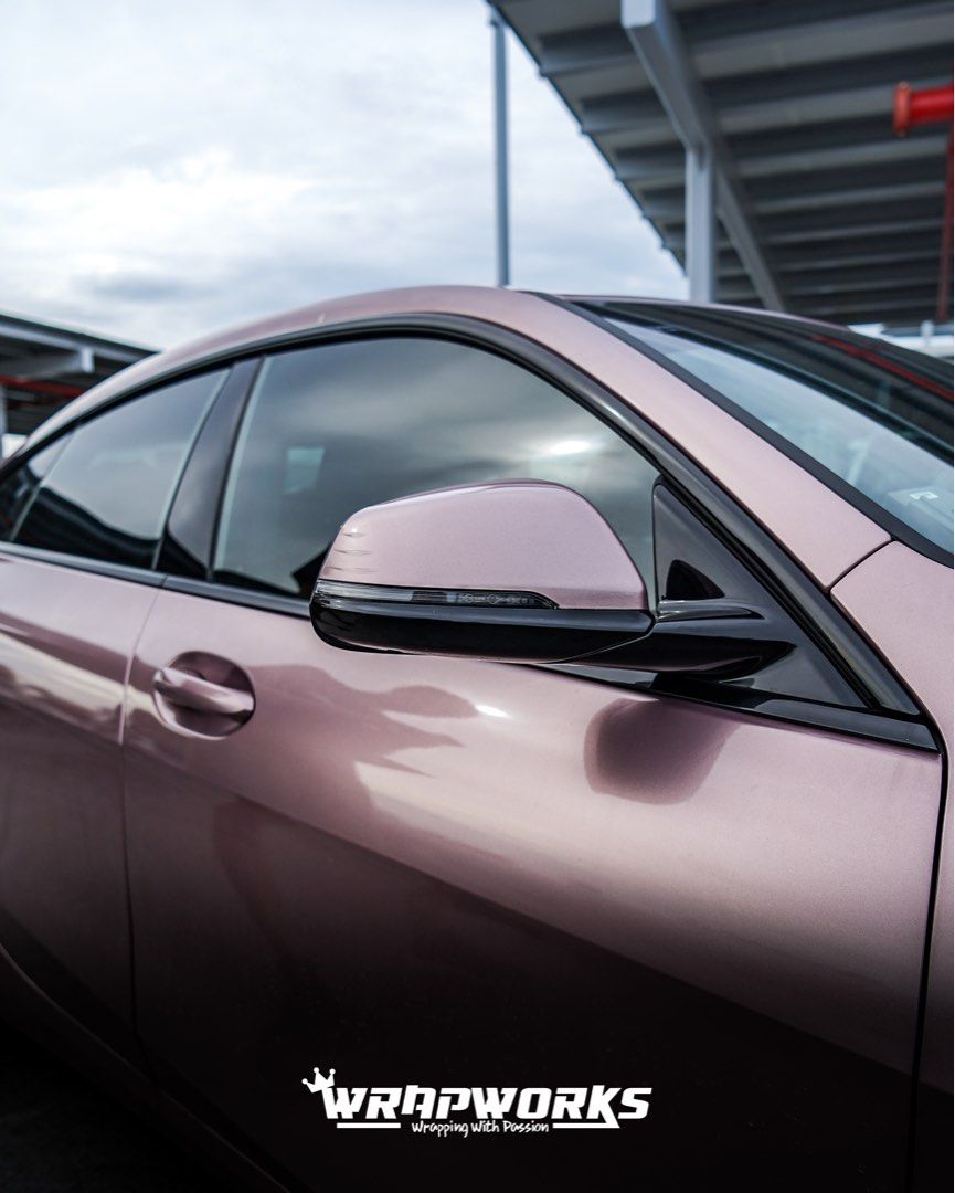 Bmw 2 Series - Frozen Berry Metallic Full Wrap / Vinyl Wrap, Car ...