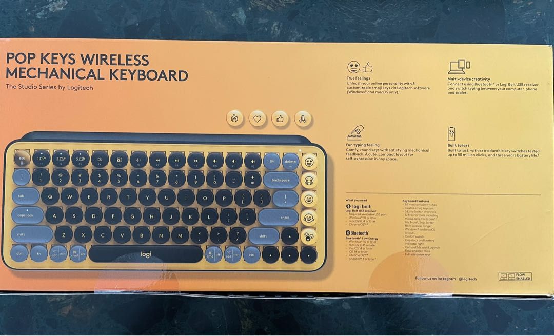 BN - logitech pop keys keyboard, Computers & Tech, Parts & Accessories ...