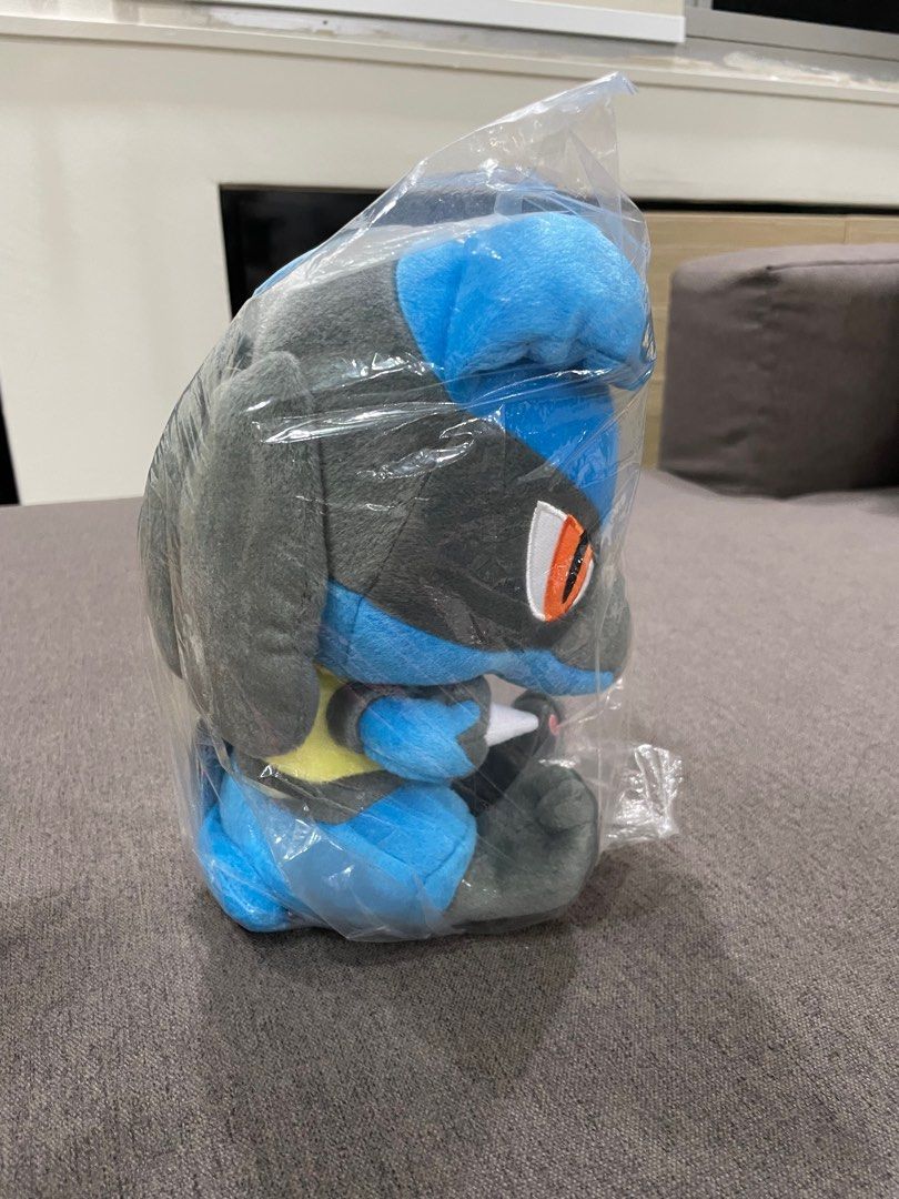 [BNIB] LUCARIO MOGU MOGU PLAYTIME PLUSH CHIBI TOREBA BANPRESTO POKEMON ...