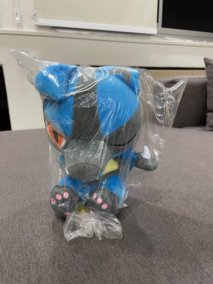 [BNIB] LUCARIO MOGU MOGU PLAYTIME PLUSH CHIBI TOREBA BANPRESTO POKEMON ...