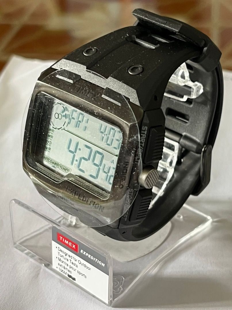 Brand new and unworn! Timex Expedition Grid Shock 50mm watch! digital ...