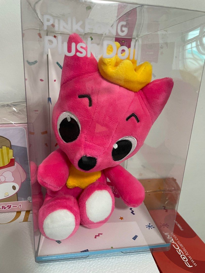 Brand new Pink Fong soft toy, Hobbies & Toys, Toys & Games on Carousell