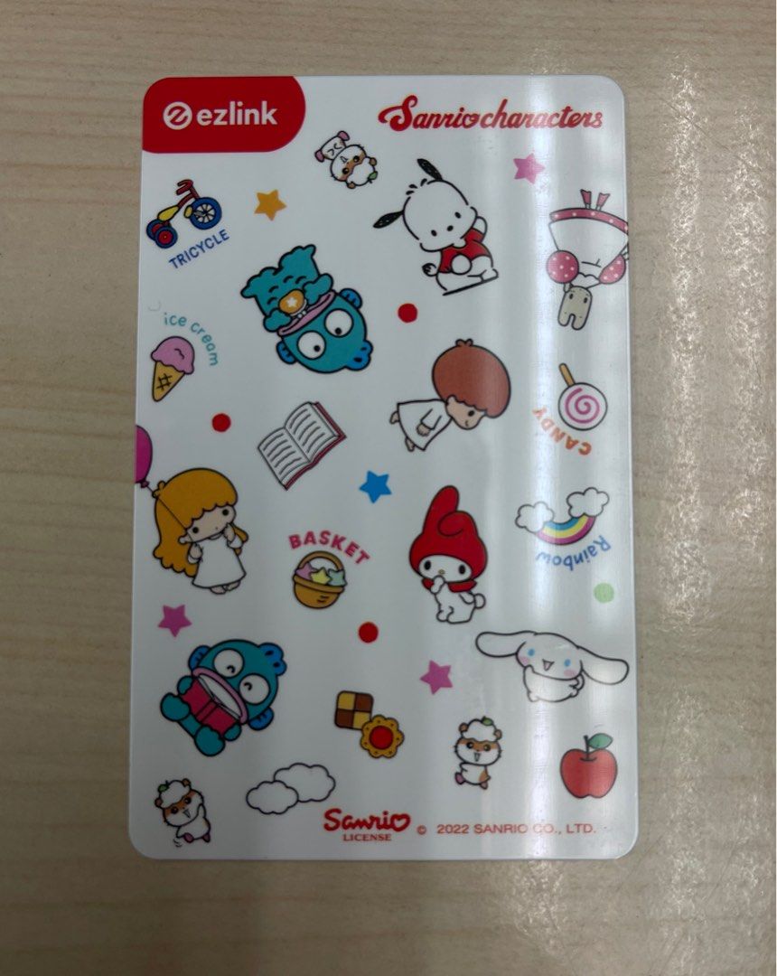 Brand new sanrio characters carnival pattern ezlink card, Tickets ...