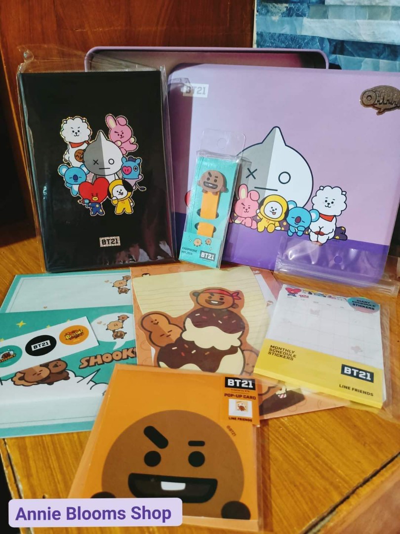 BT21 Stationary Gift Set Shooky, Hobbies & Toys, Stationary & Craft ...