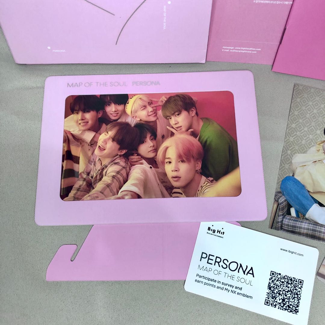 BTS MOTS Map of the Soul Album Ver 1 with POB Aurora Frame and Poster ...