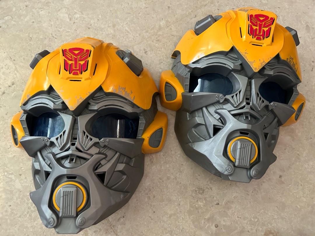 Bumblebee Voice Changer Mask, Hobbies & Toys, Toys & Games on Carousell