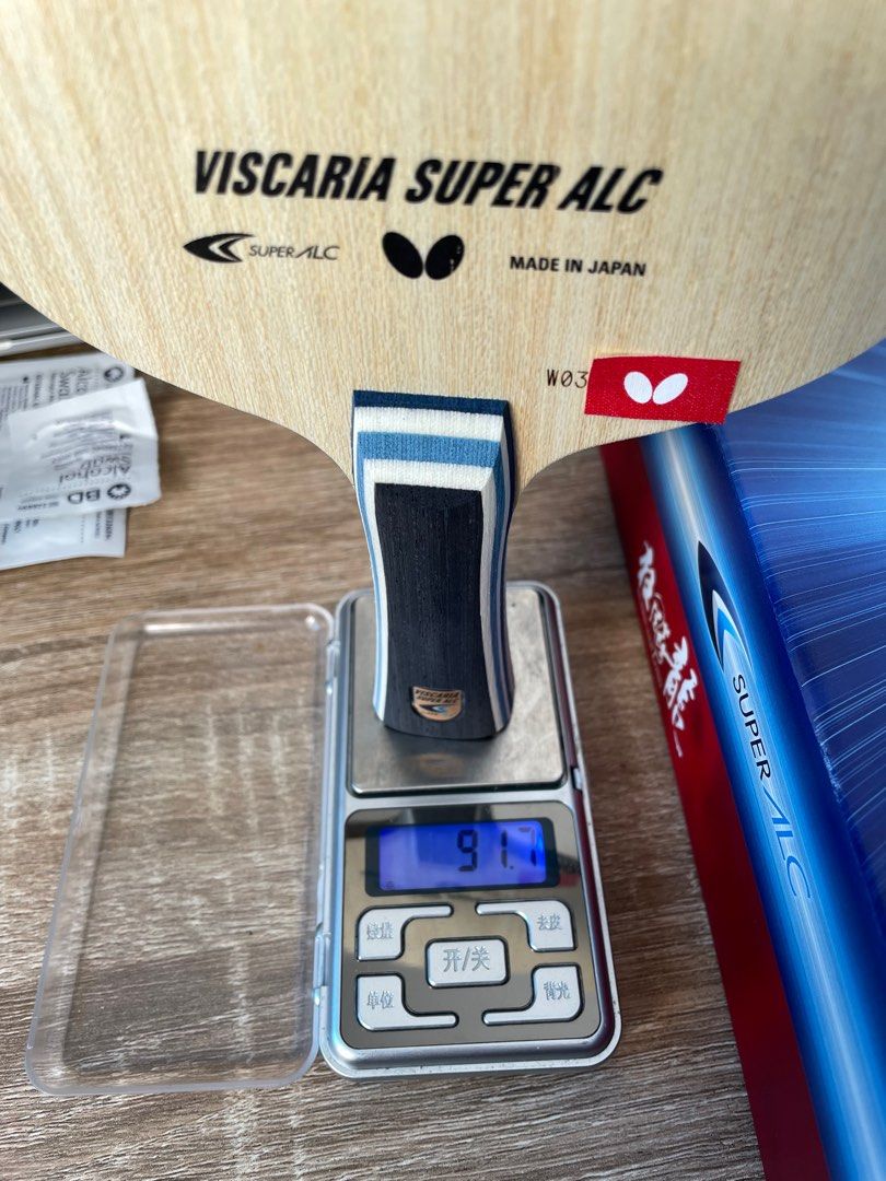 Butterfly Viscaria Super ALC FL BRAND NEW TABLE TENNIS RACKET, Sports Equipment, Sports & Games ...