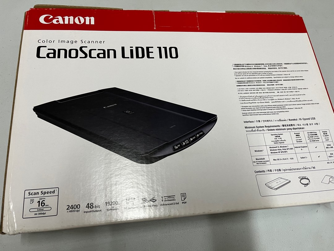 Canon LIDE 110, Computers & Tech, Printers, Scanners & Copiers on Carousell