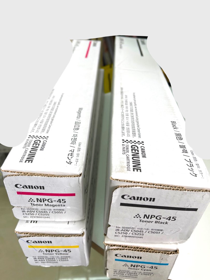 Canon NPG-45, 電腦＆科技, 打印機及影印機 - Carousell