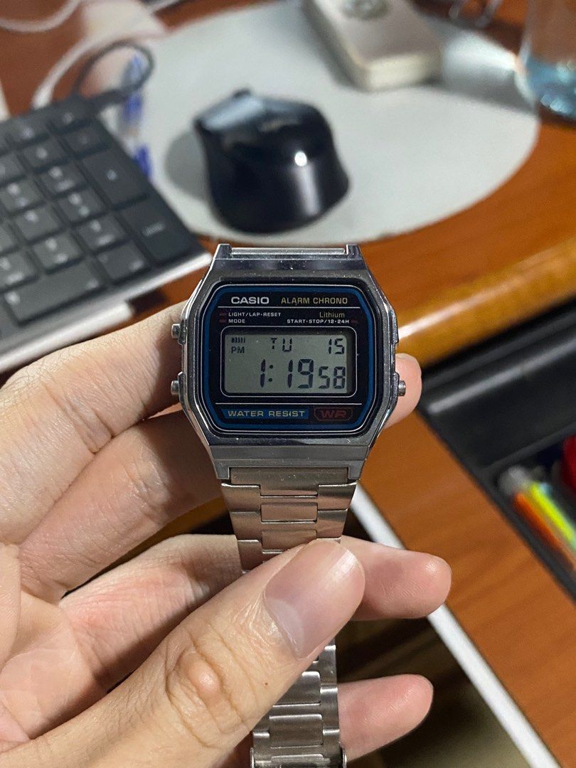 Casio Vintage A158, Men's Fashion, Watches & Accessories, Watches on ...