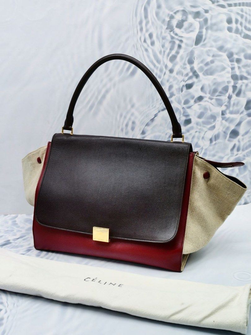 CELINE TRAPEZE TRI-COLOR BAG, Luxury, Bags & Wallets on Carousell