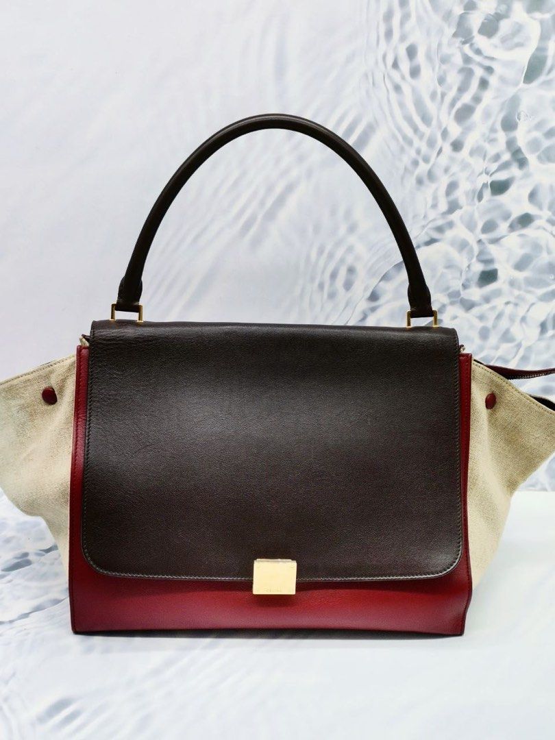 CELINE TRAPEZE TRI-COLOR BAG, Luxury, Bags & Wallets on Carousell
