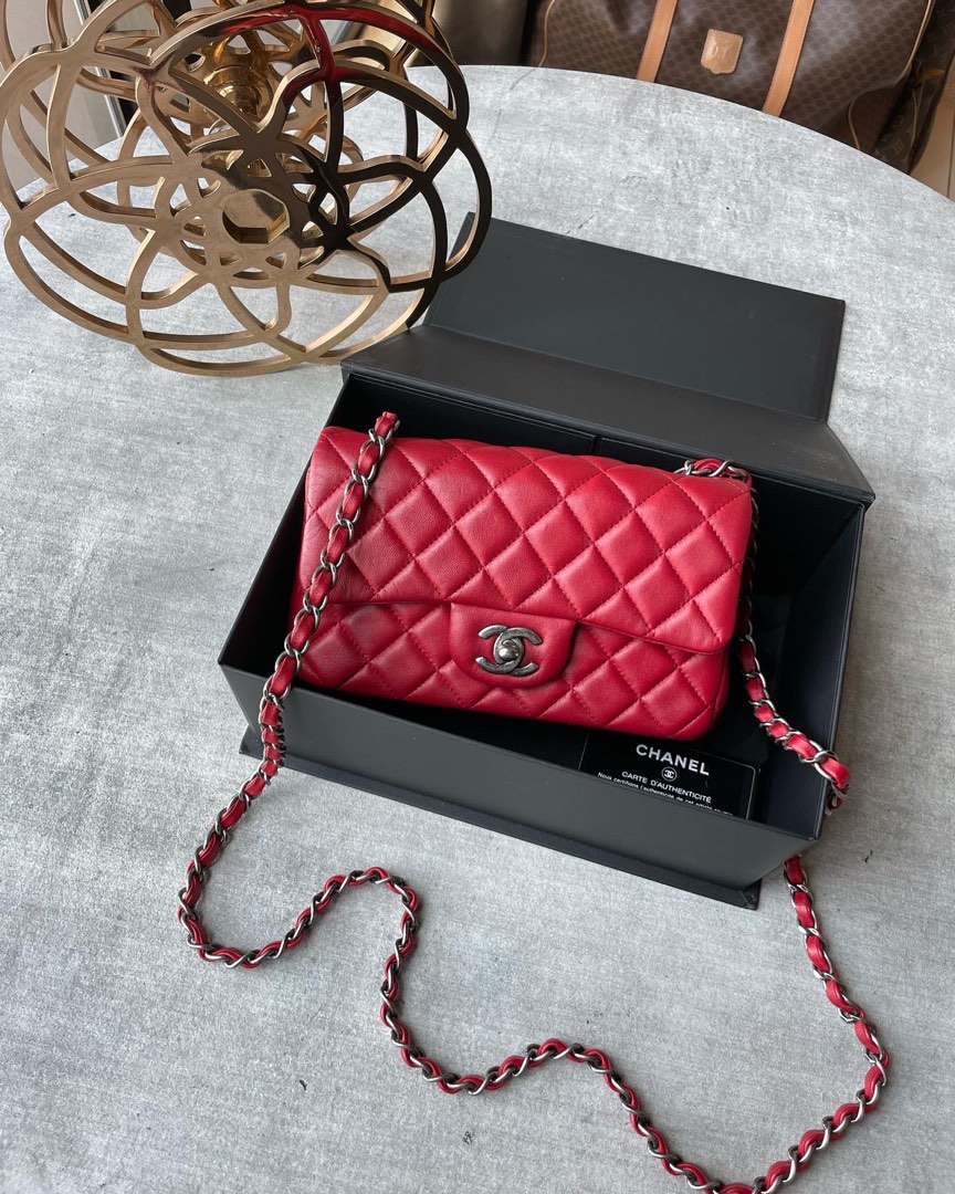 Chanel CF Mini, Luxury, Bags & Wallets on Carousell