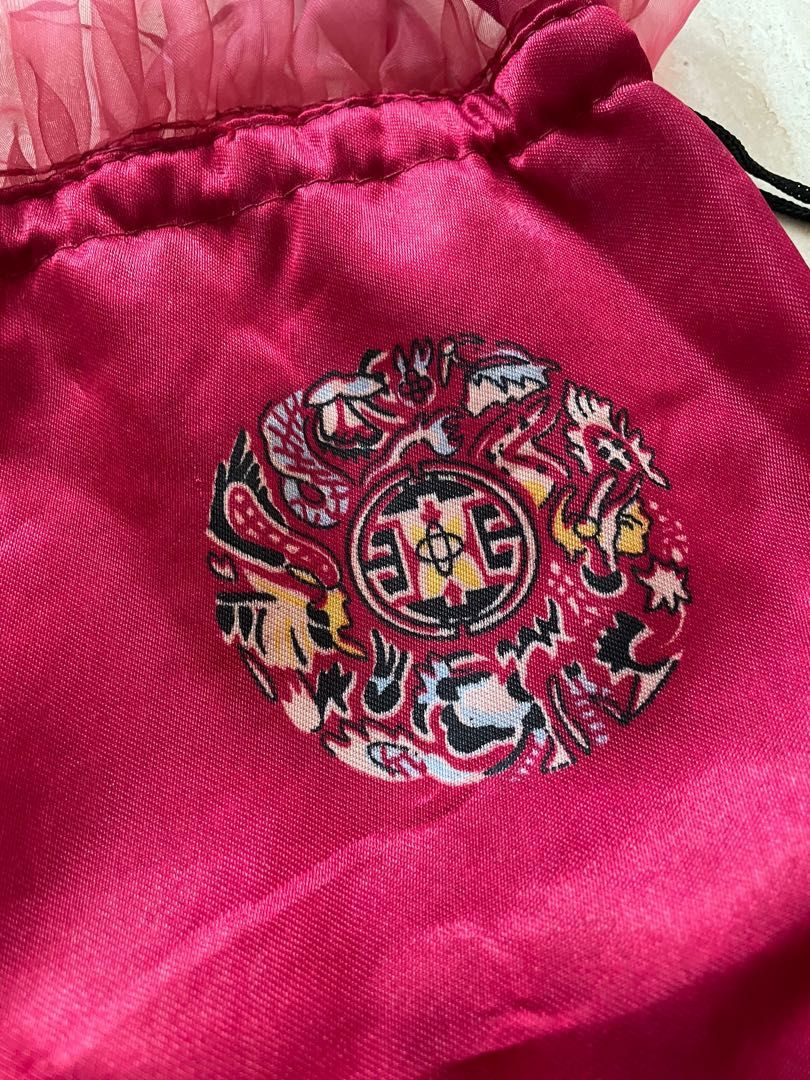 Chinese Design Red Pouch, Women's Fashion, Bags & Wallets, Purses ...