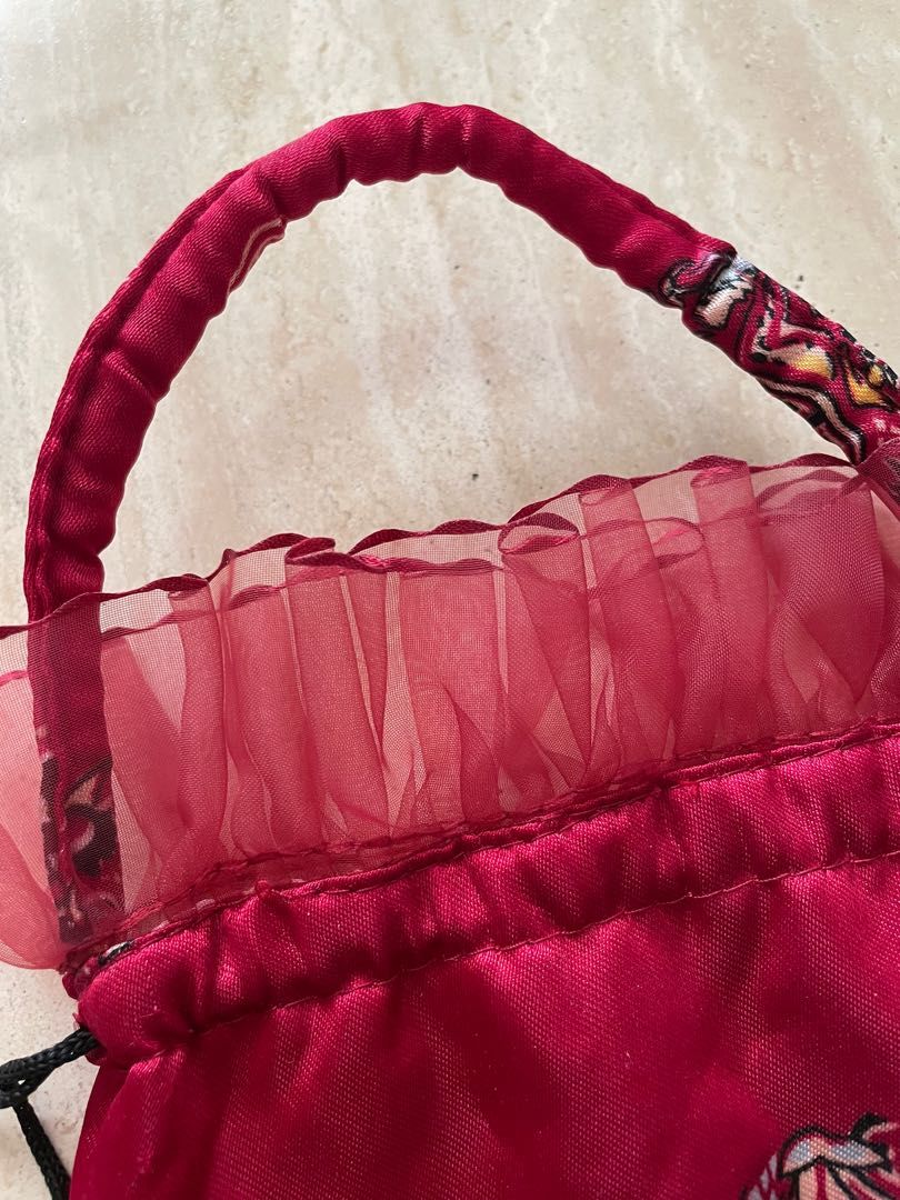 Chinese Design Red Pouch, Women's Fashion, Bags & Wallets, Purses ...