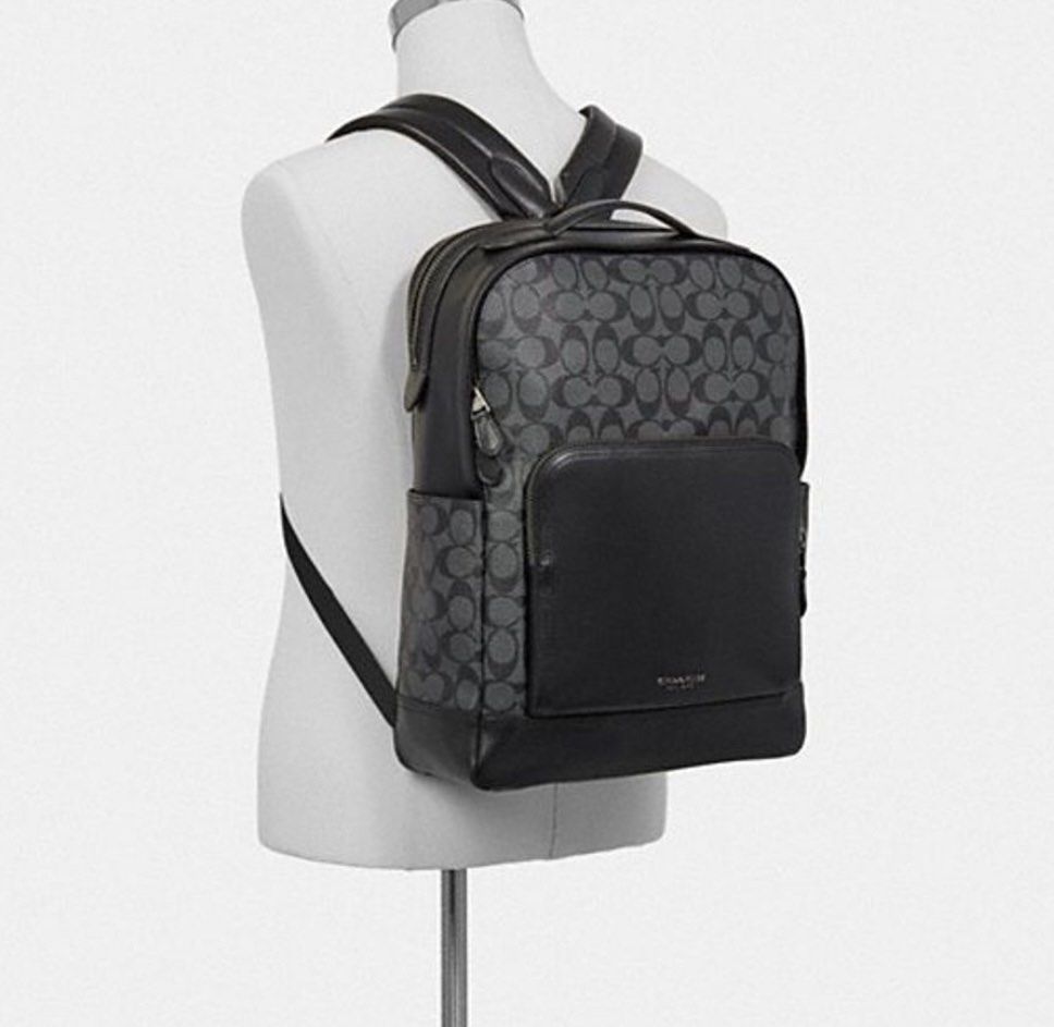 Coach Men’s Graham Backpack, Men's Fashion, Bags, Backpacks on Carousell