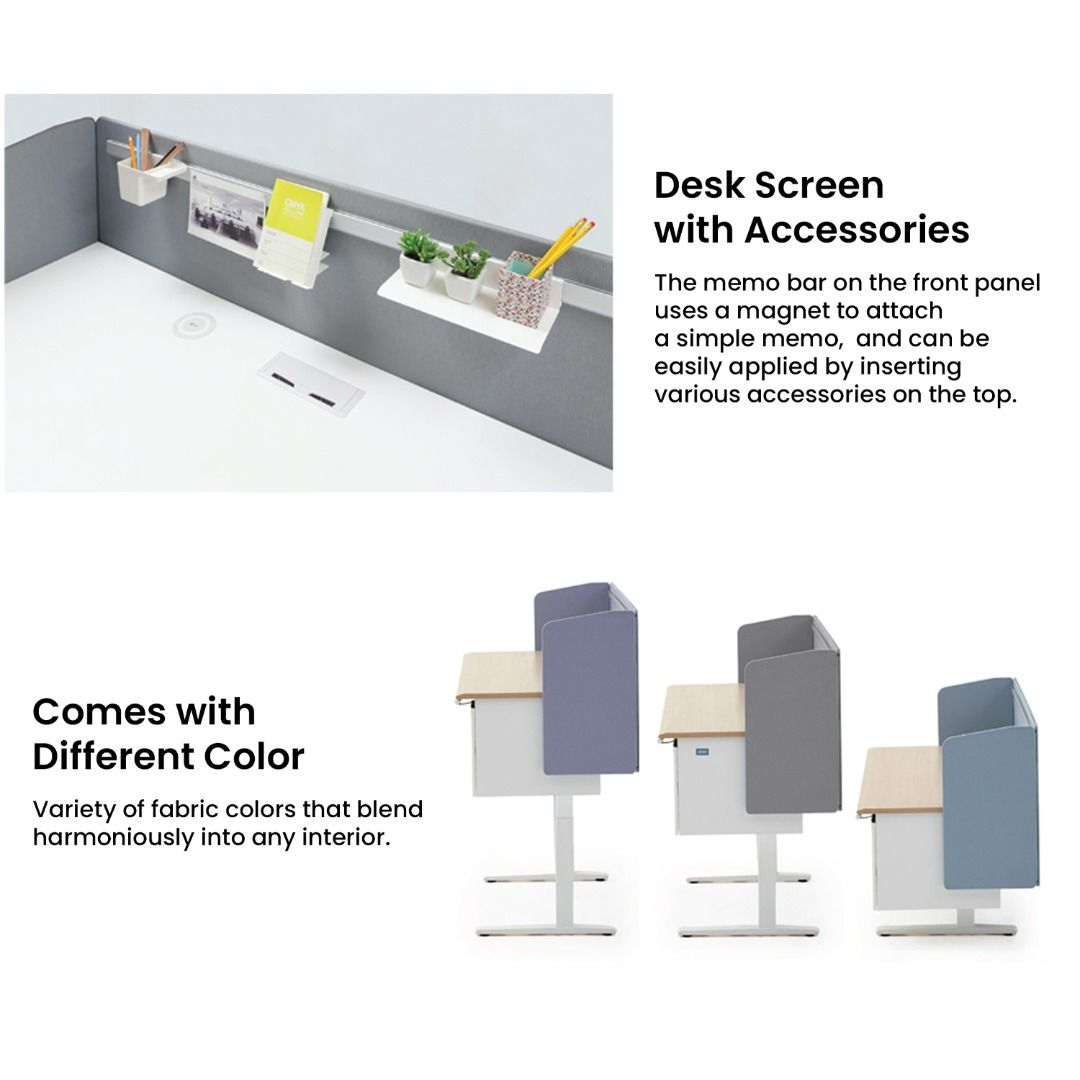 Coas Desk Table Office Set B HILO DL5 Desk (two-way cover/control box ...
