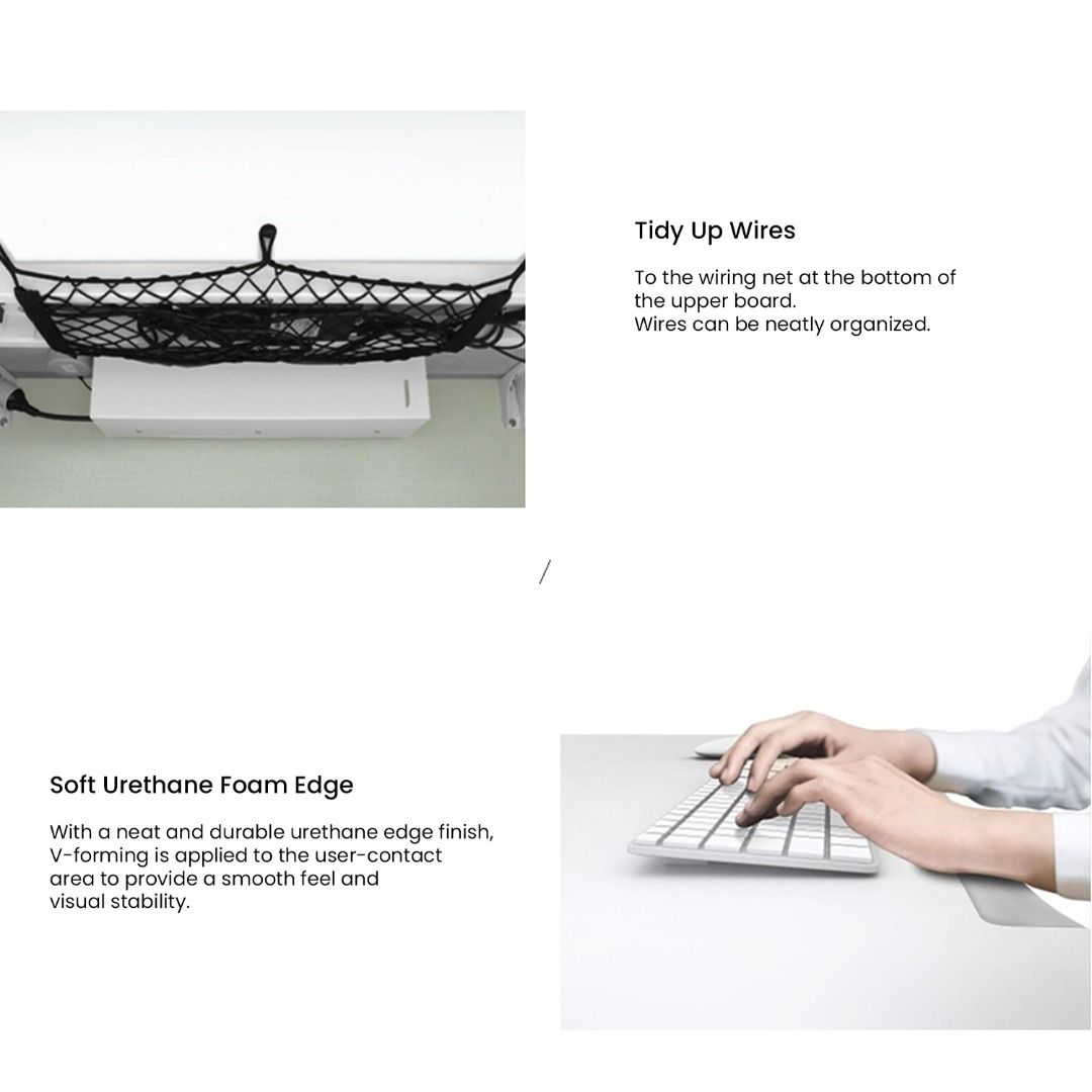 Coas Desk Table Office Set B HILO DL5 Desk (two-way cover/control box ...