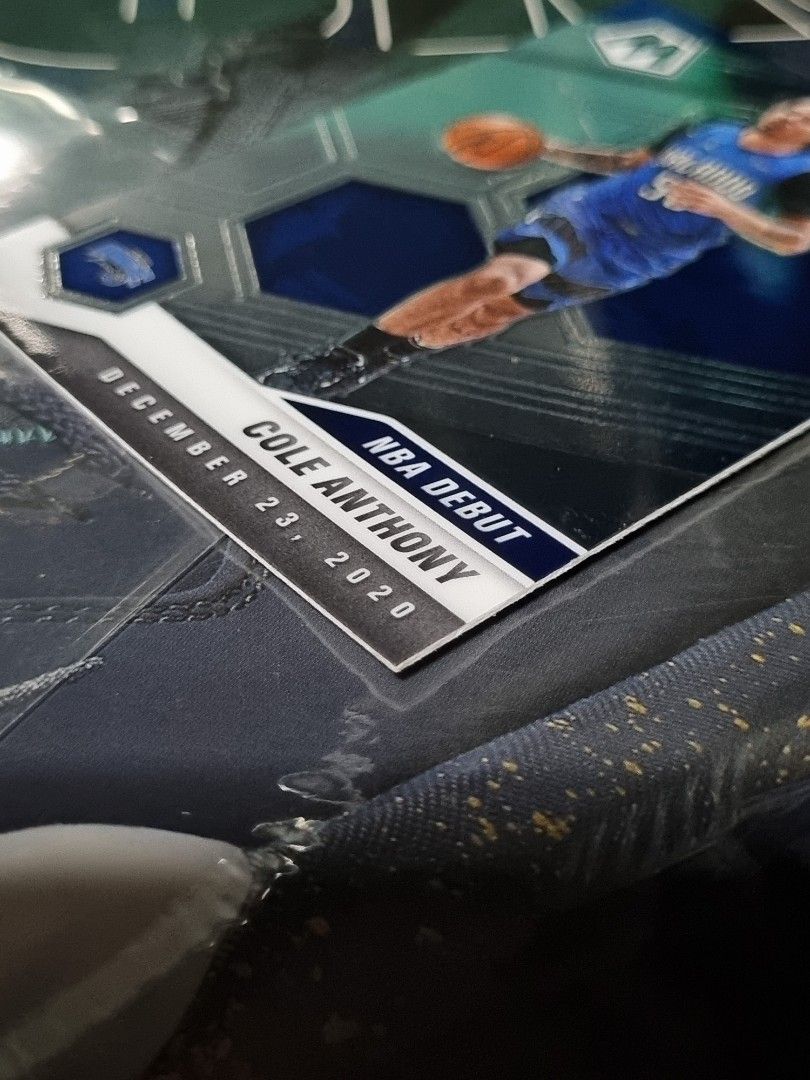 COLE ANTHONY Panini MOSAIC "NBA DEBUT" RC #268, Hobbies & Toys, Memorabilia & Collectibles, Fan ...