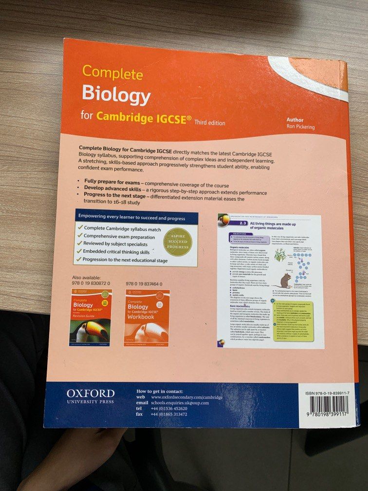 Complete Biology for Cambridge IGCSE, Hobbies & Toys, Books & Magazines ...