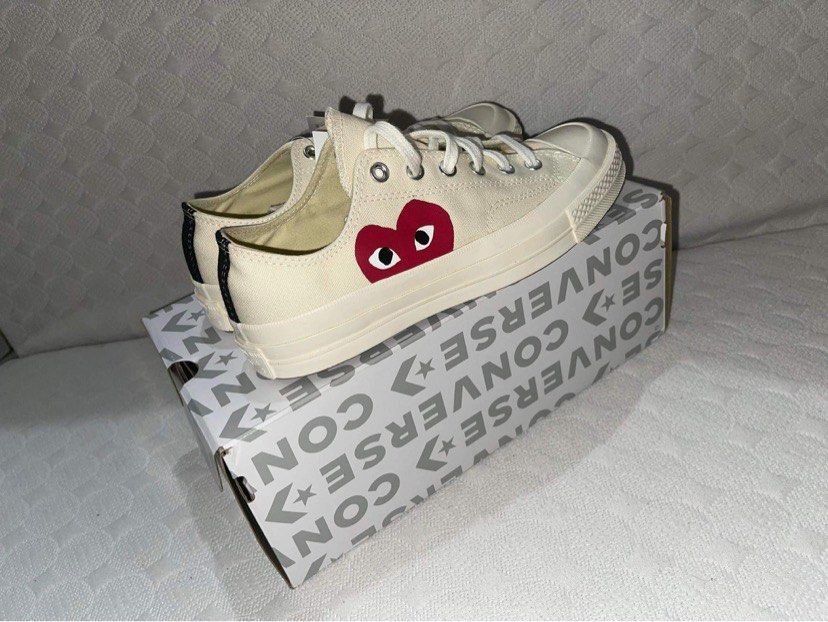 Converse CDG, Luxury, Sneakers & Footwear on Carousell