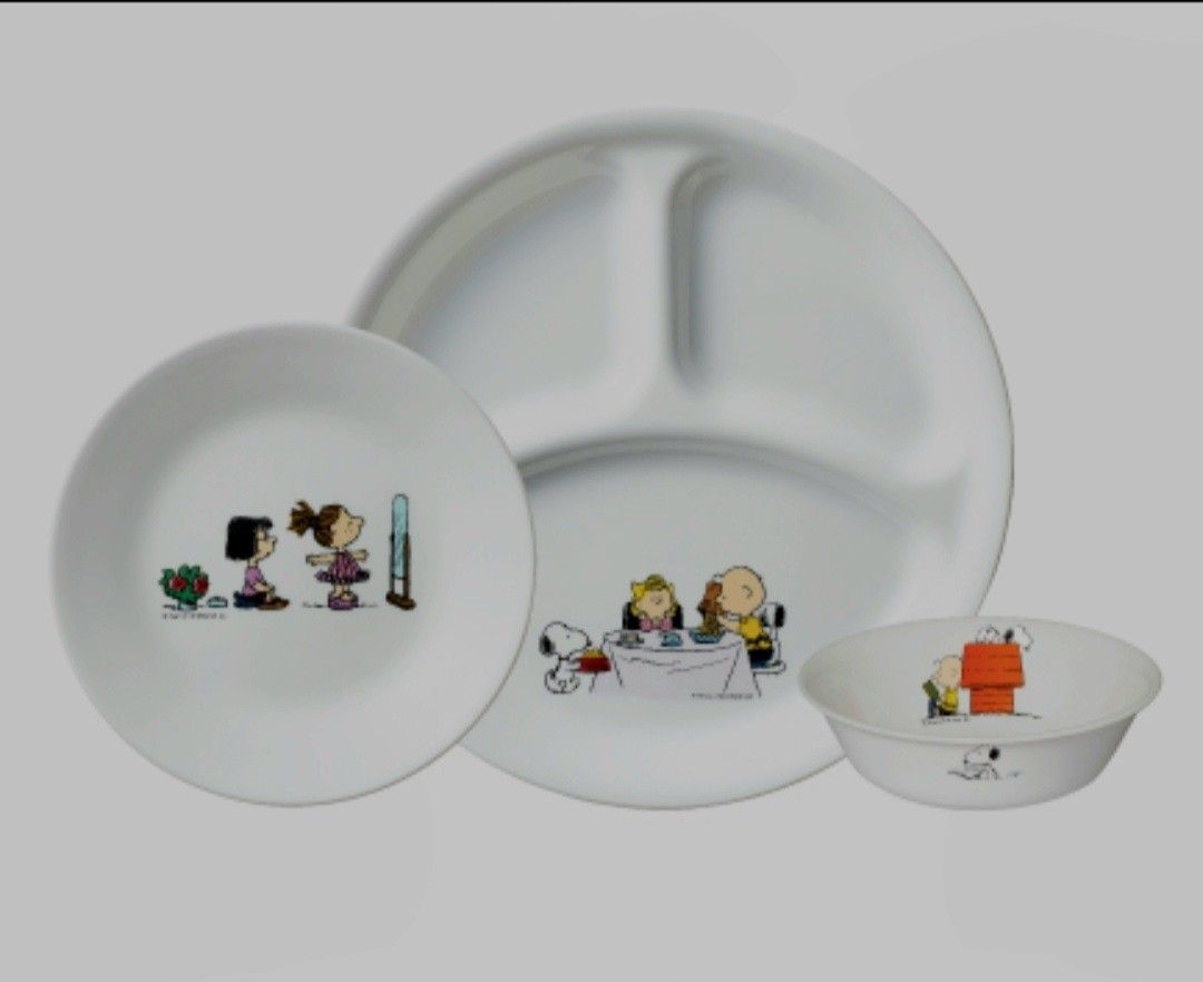 Corelle x Peanuts Cutlery (Limited Edition) NTUC, Furniture & Home ...