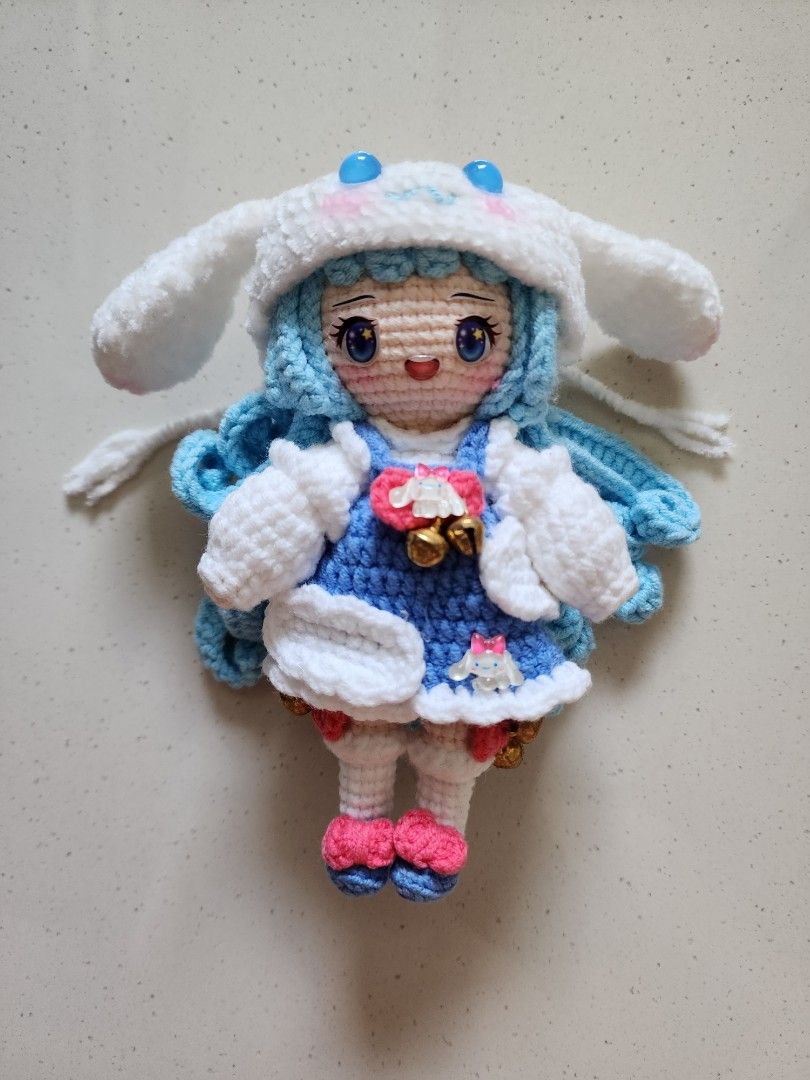 Crochet - Cinnamoroll doll, Hobbies & Toys, Stationery & Craft ...