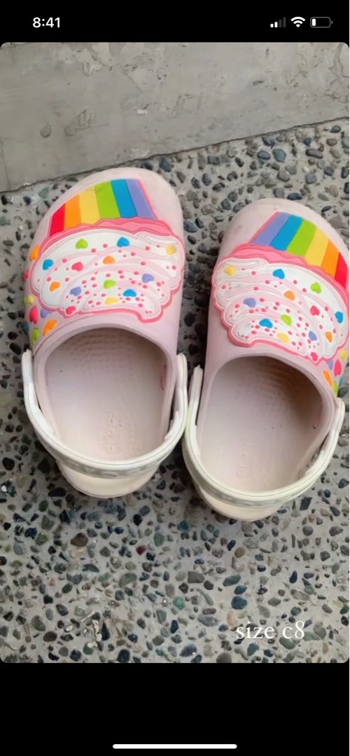 CROCS CUPCAKE SHOES size c8, Babies & Kids, Babies & Kids Fashion on ...
