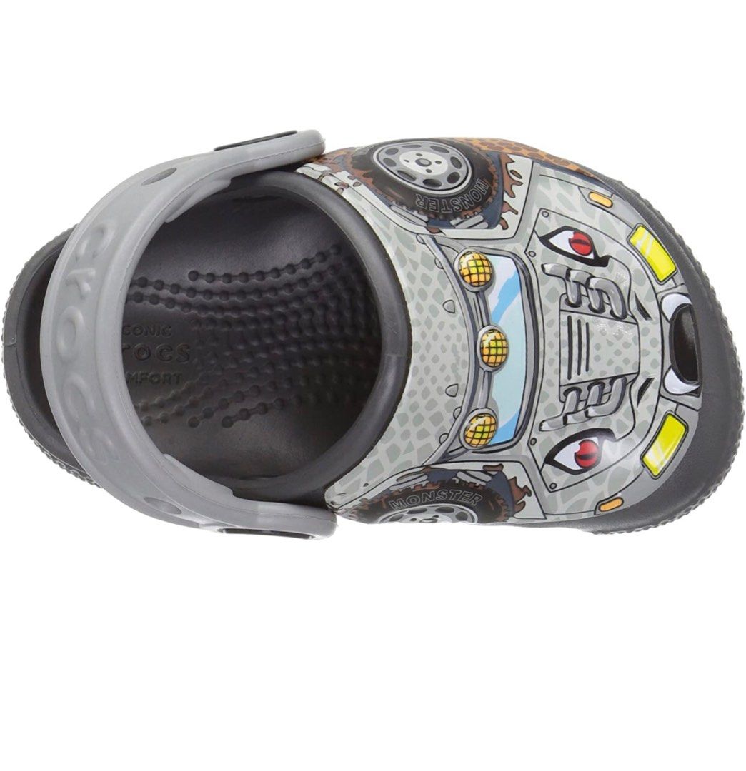 Crocs Monster truck Funlab lights, Babies & Kids, Babies & Kids Fashion ...