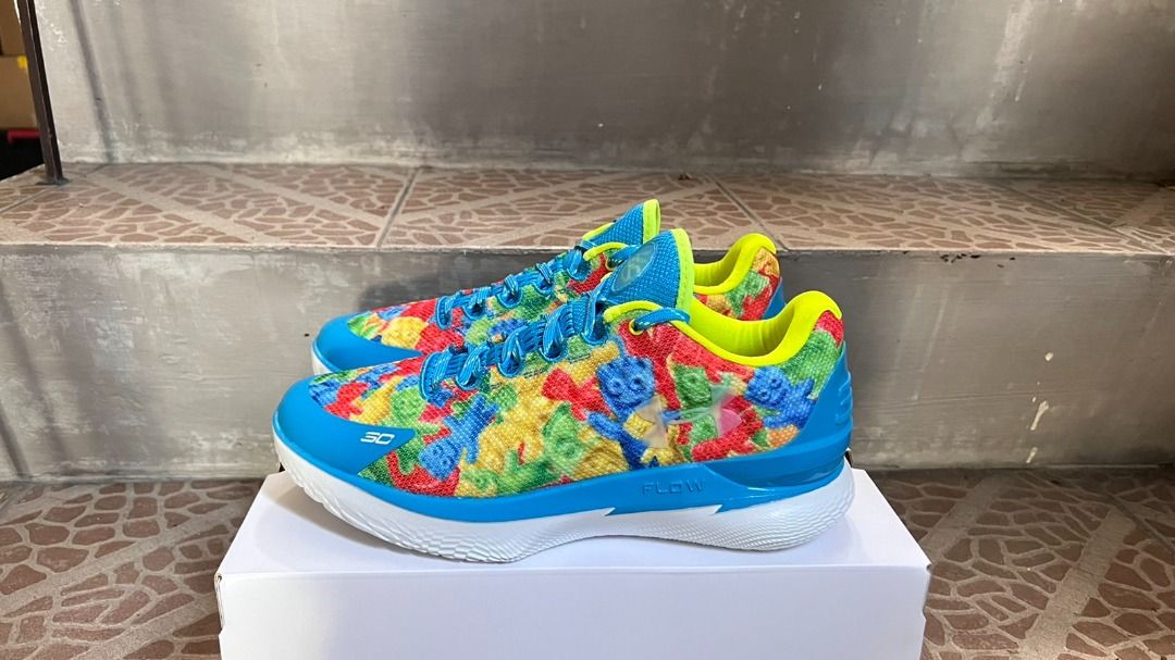 Curry 1 Low Flotro 'Sour Patch', Men's Fashion, Footwear, Sneakers on Carousell