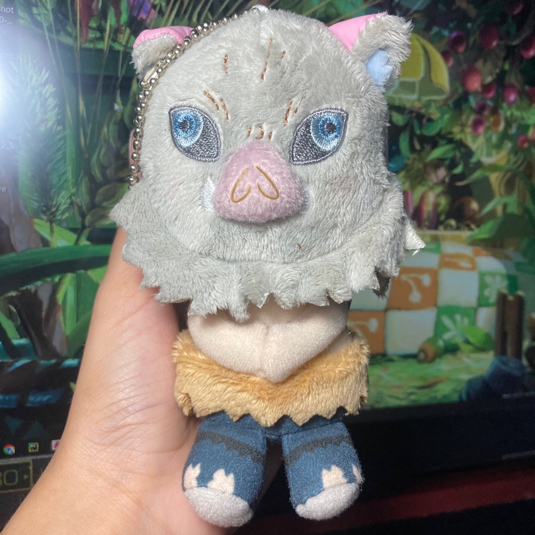 Demon Slayer Inosuke Plush & Finger Puppet, Hobbies & Toys, Toys ...