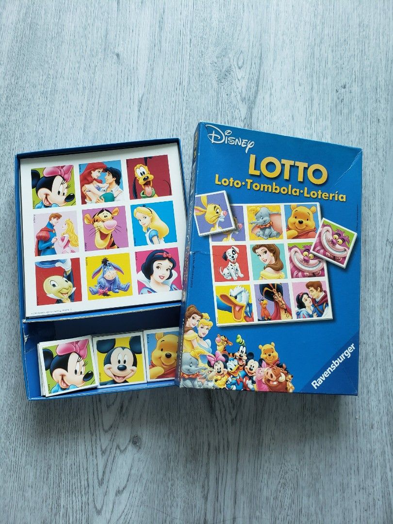 Disney Lotto (Matching Game), 興趣及遊戲, 玩具 & 遊戲類 - Carousell