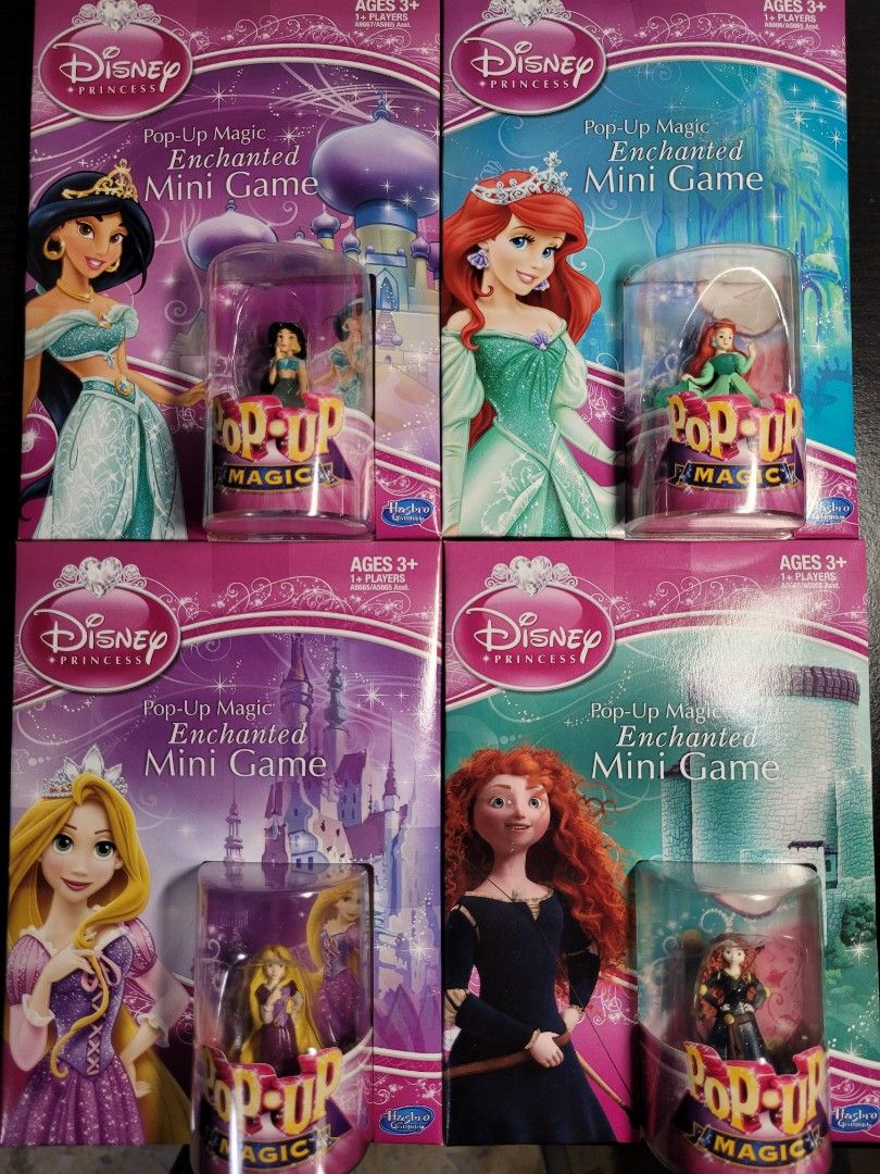 Disney Princess [Pop -Up Magic Enchanted Mini Game], Hobbies & Toys ...