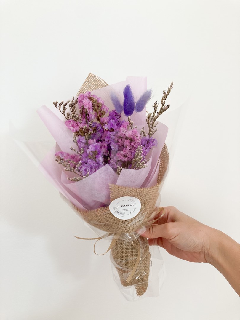 Double Pink Statice Bouquet, Hobbies & Toys, Stationery & Craft ...