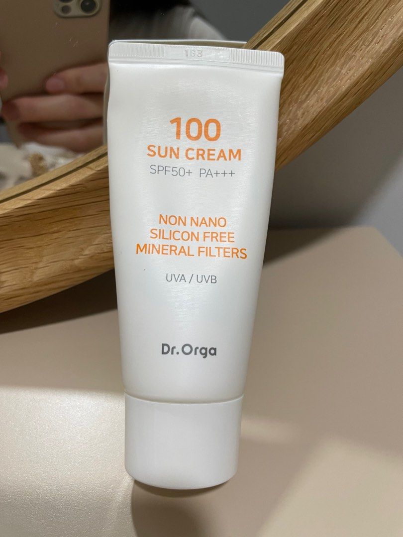Dr. Orga 100 Sun Cream, Beauty & Personal Care, Face, Face Care on Carousell