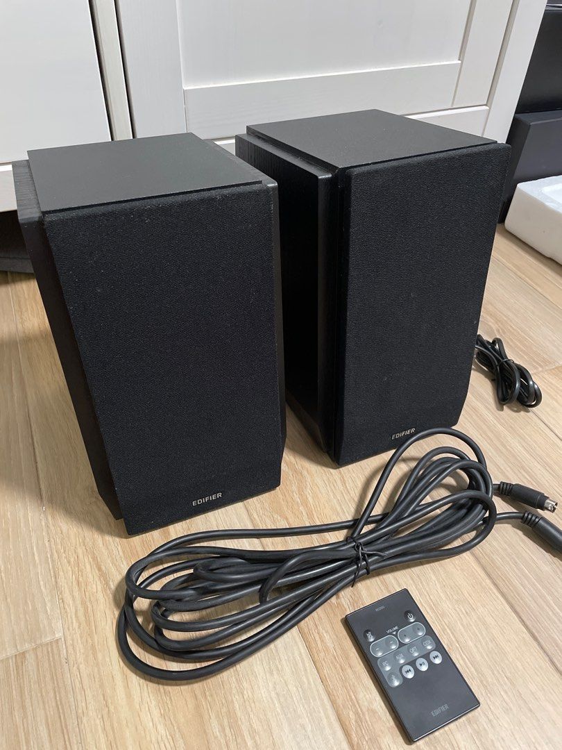 Edifier R1850DB Bookshelf Speakers (70W RMS Powered Bluetooth), Audio ...