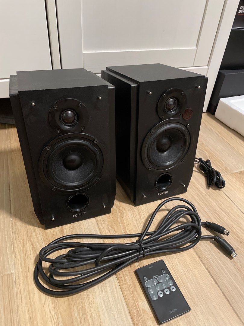 Edifier R1850DB Bookshelf Speakers (70W RMS Powered Bluetooth), Audio ...