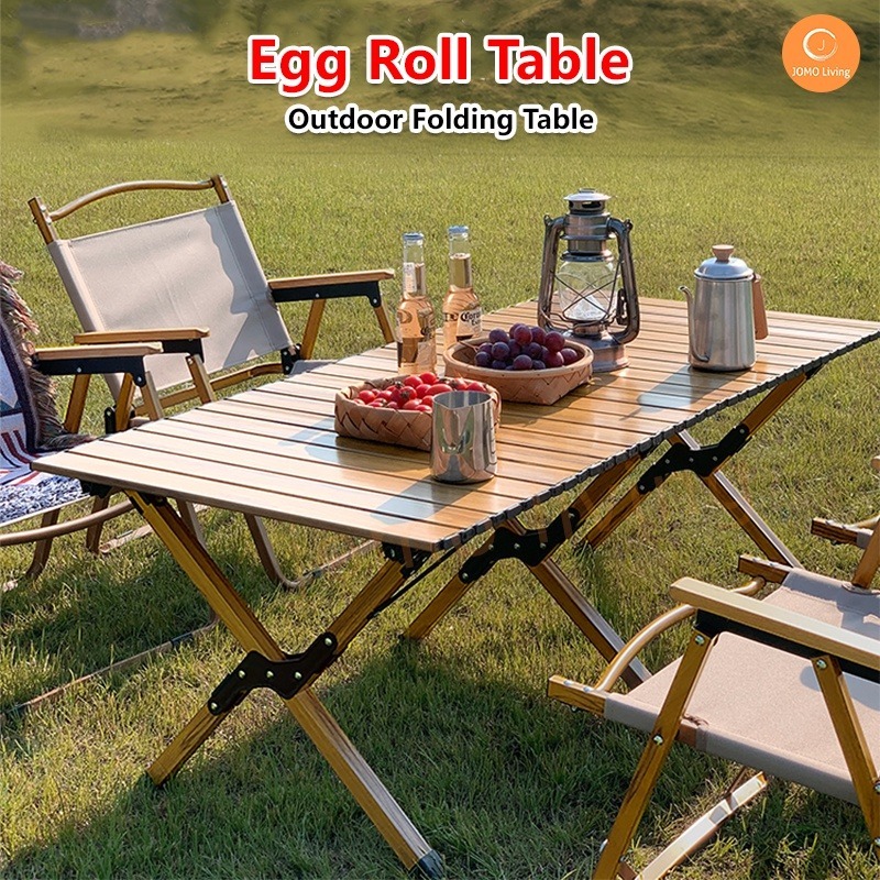 Egg Roll Foldable Table Outdoor Folding Table Portable Table Camping ...