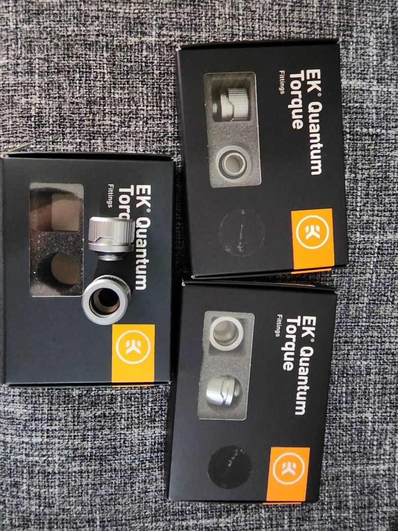 EK-Quantum Torque 6-Pack HDC 14 - Satin Titanium, Computers & Tech, Desktops on Carousell