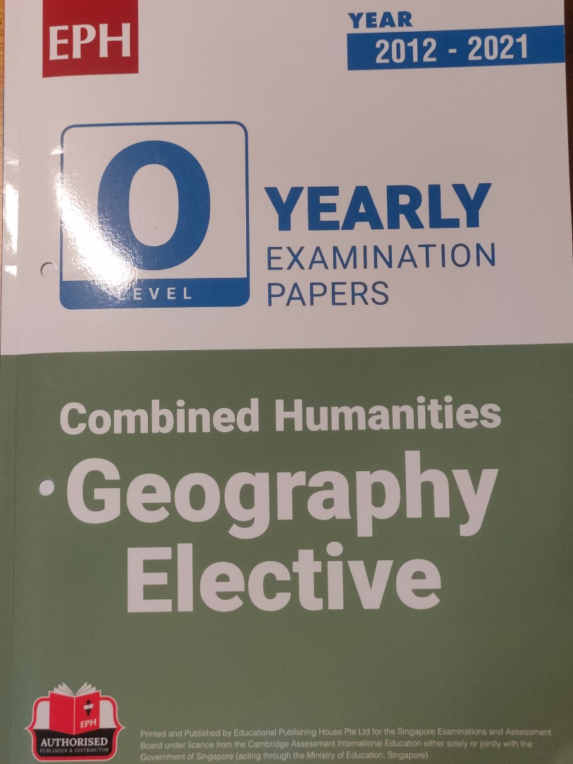 elective geography 2012-2021 ten years series (yearly), Hobbies & Toys ...